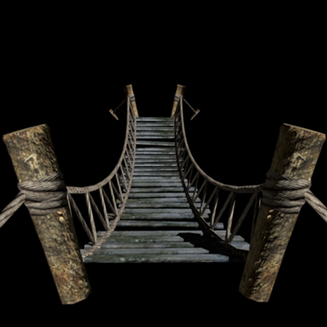 Hanging Bridge 3d Model