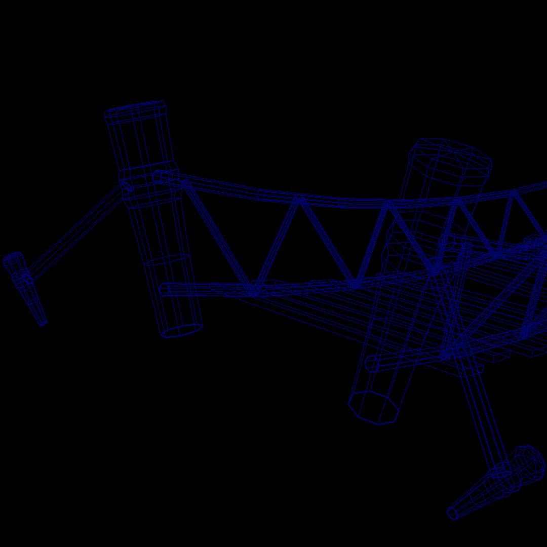 Hanging Bridge 3d Model