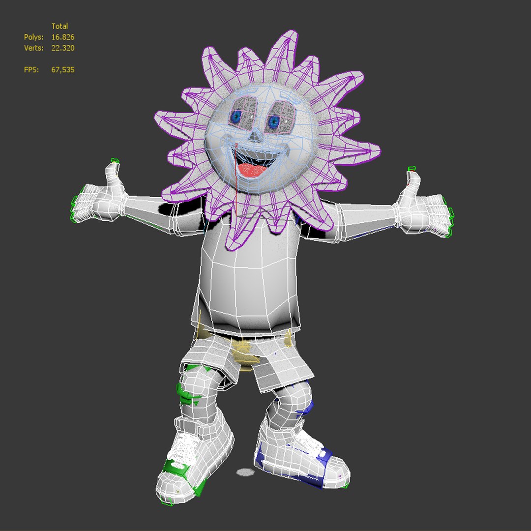 character rigging 3d model