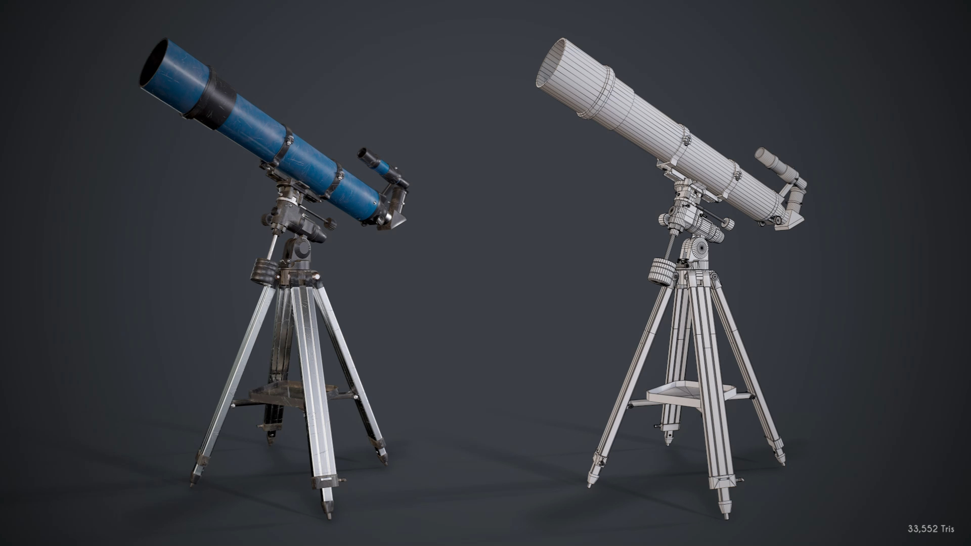 3D Model Telescope Asset - TurboSquid 1609065