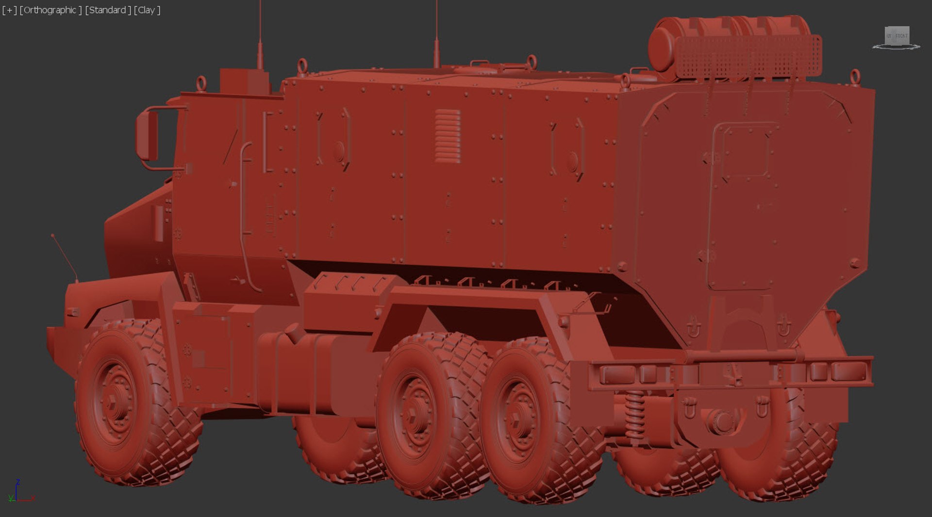 3D Military Ural Typhoon Interior - TurboSquid 1609181