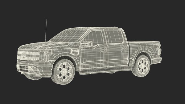modelo 3d Ford F-150 relámpago interior simple - TurboSquid 1919748