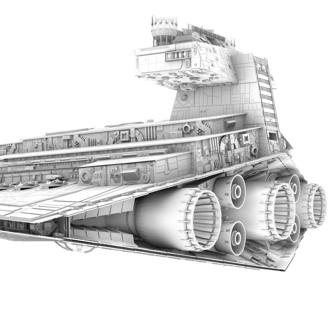 Star Destroyer 3d Obj