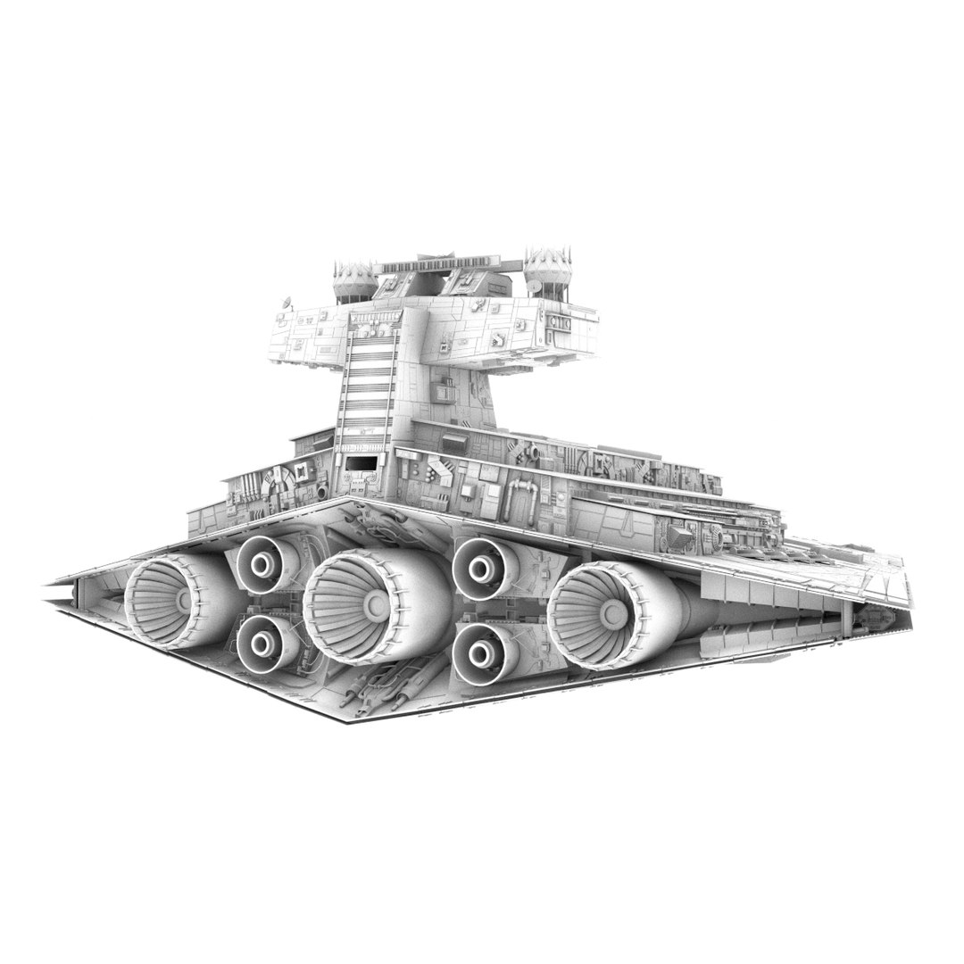 Star Destroyer 3d Obj