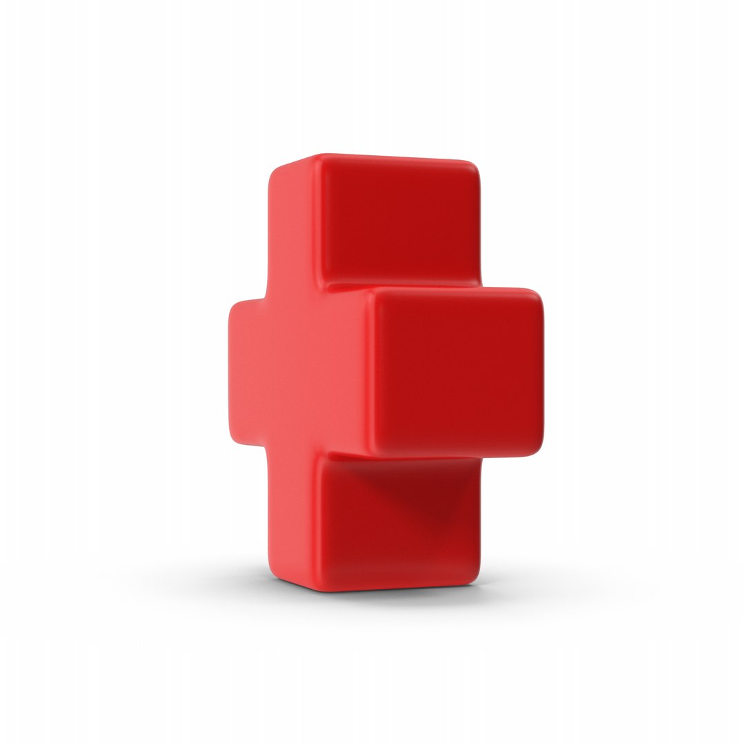 3D Red Cross - TurboSquid 1929117