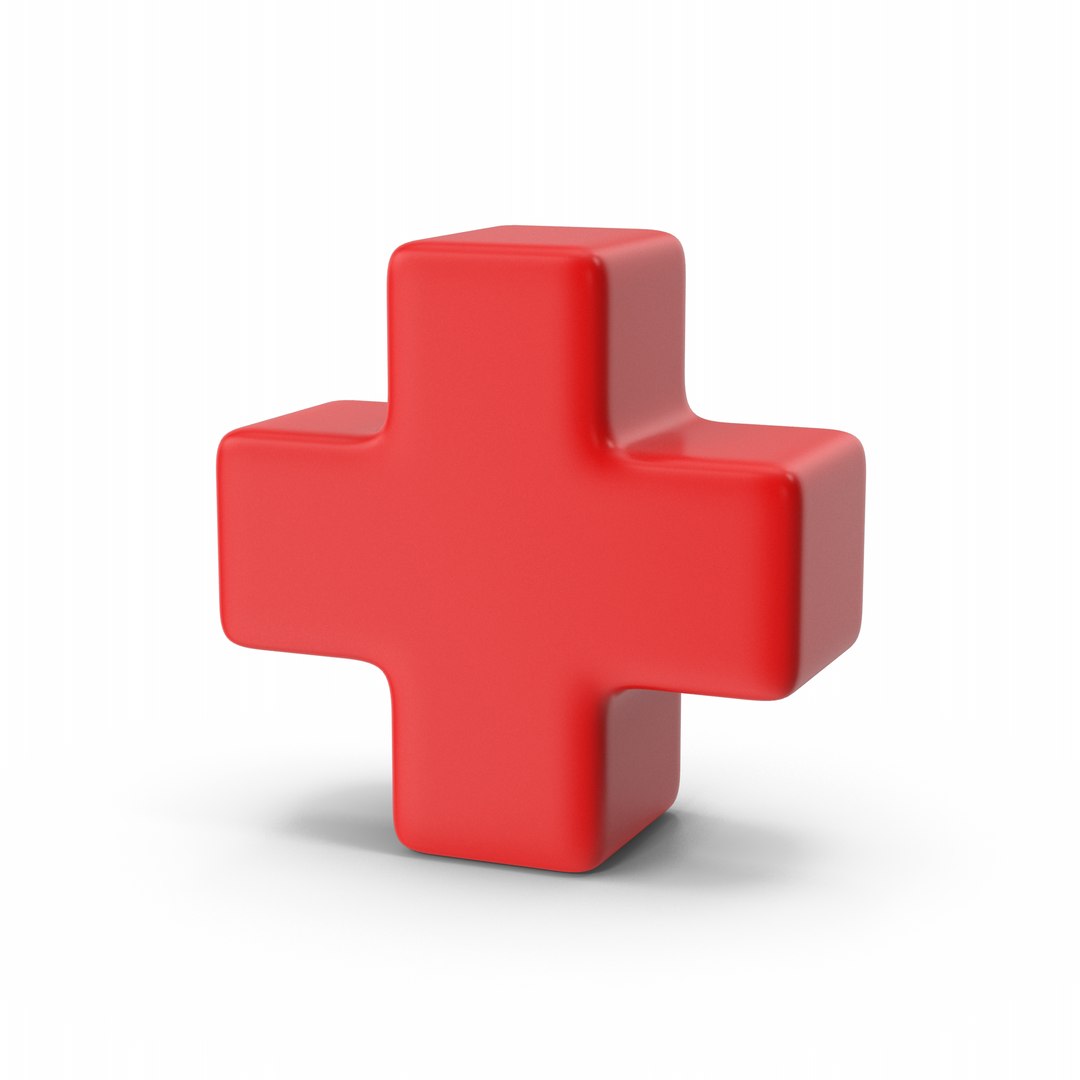 3D Red Cross - TurboSquid 1929117