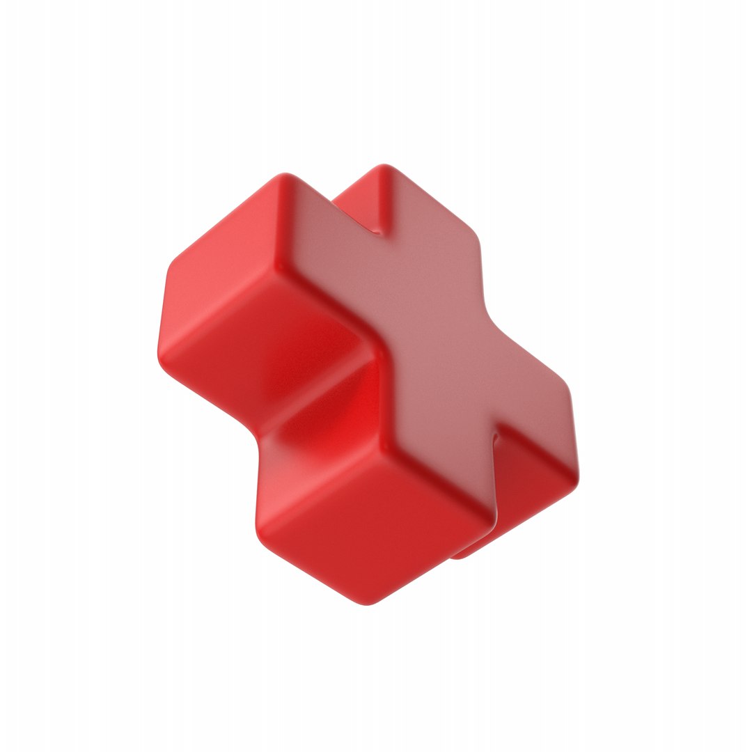 3D Red Cross - TurboSquid 1929117