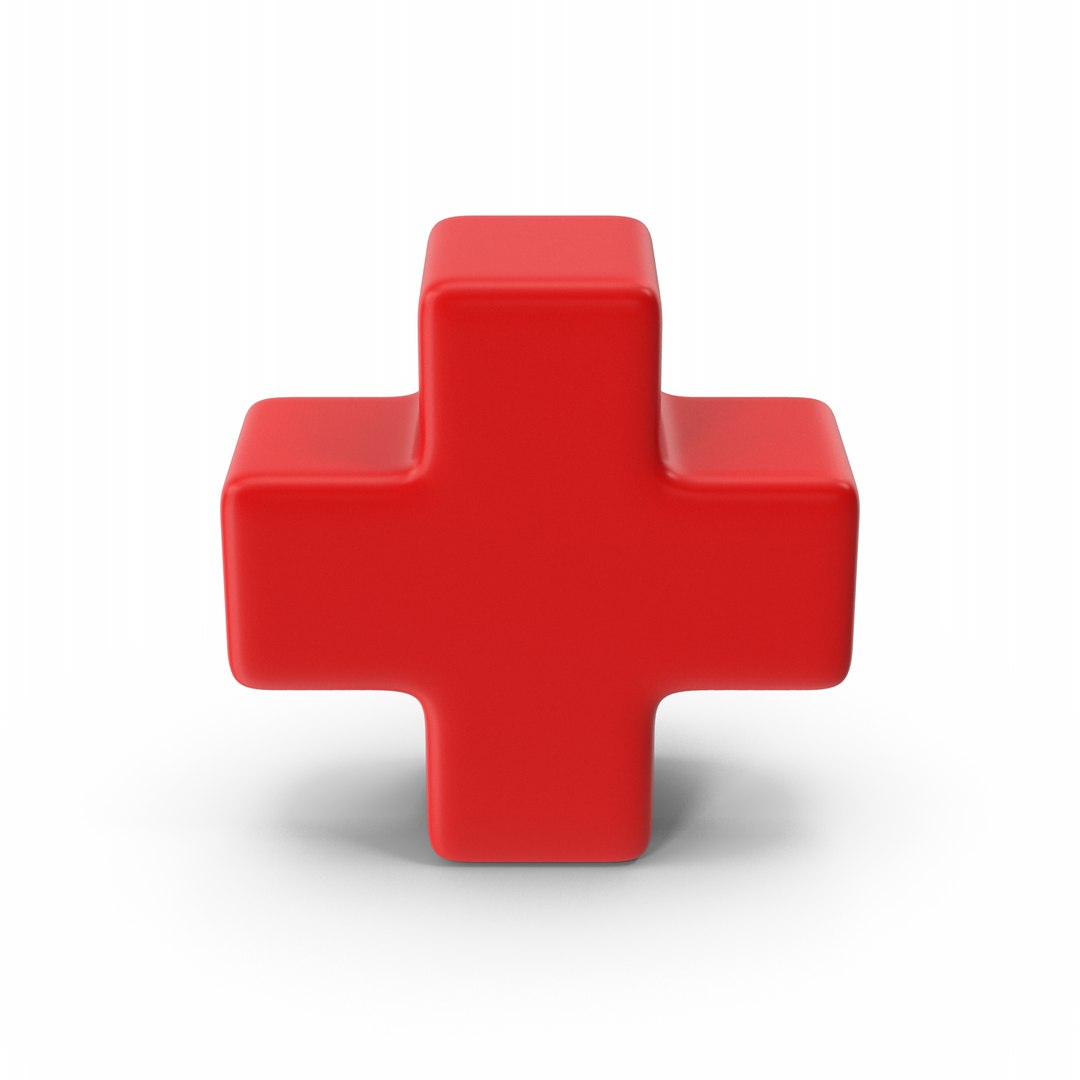 3D Red Cross - TurboSquid 1929117