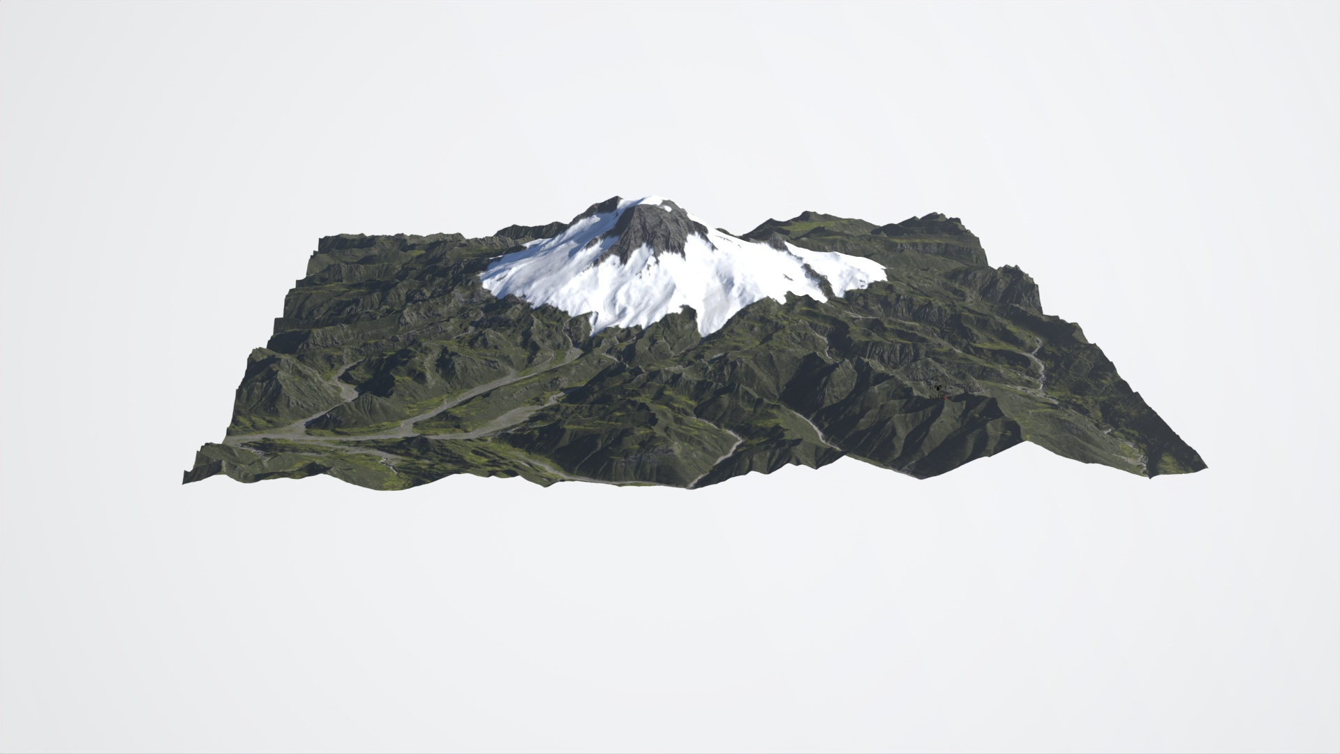 3D Mount Rainier PBR - TurboSquid 2299028