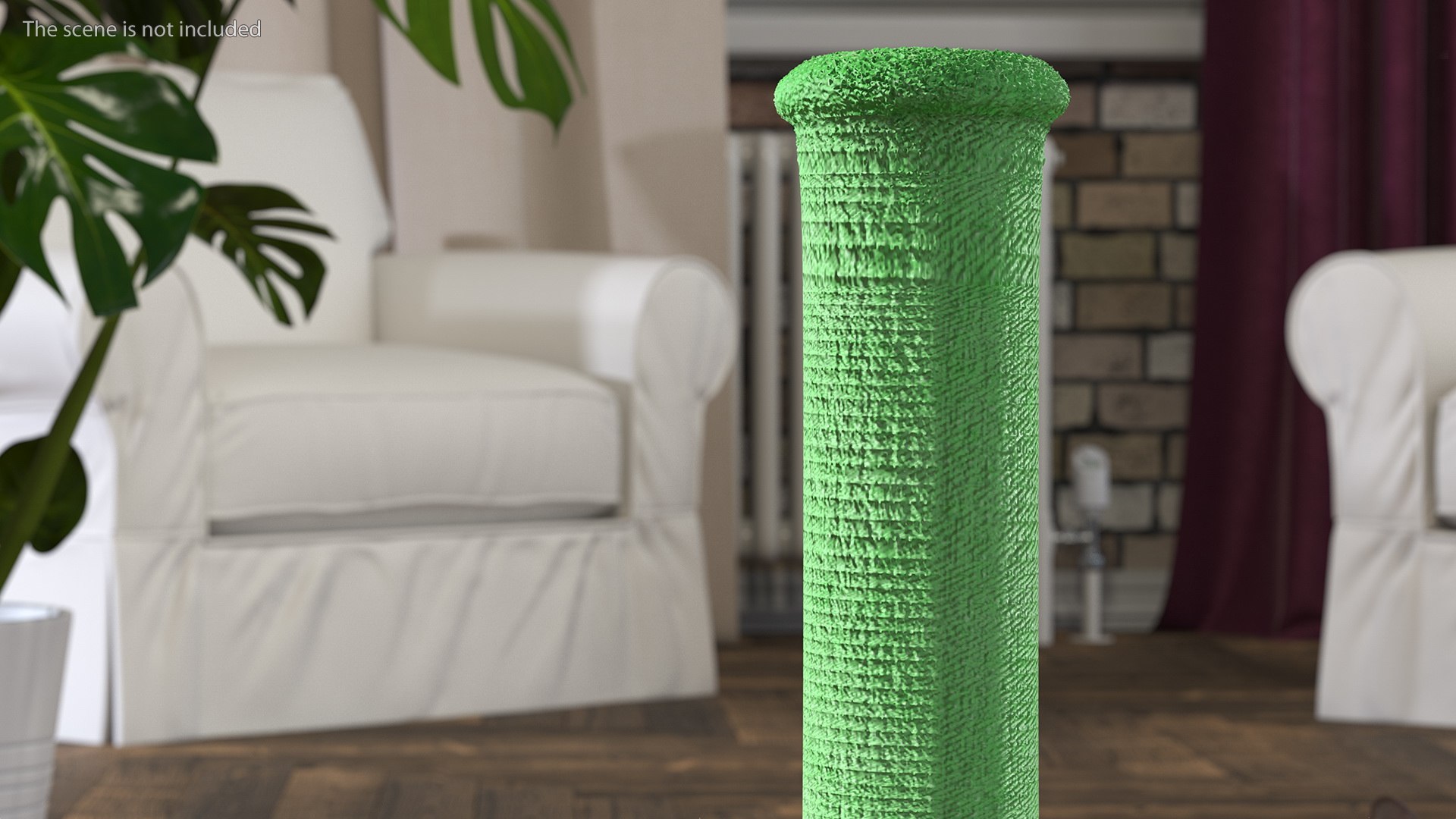 3D Cat Scratching Post Green - TurboSquid 1793842