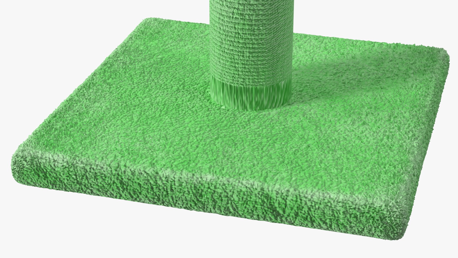 3D Cat Scratching Post Green - TurboSquid 1793842