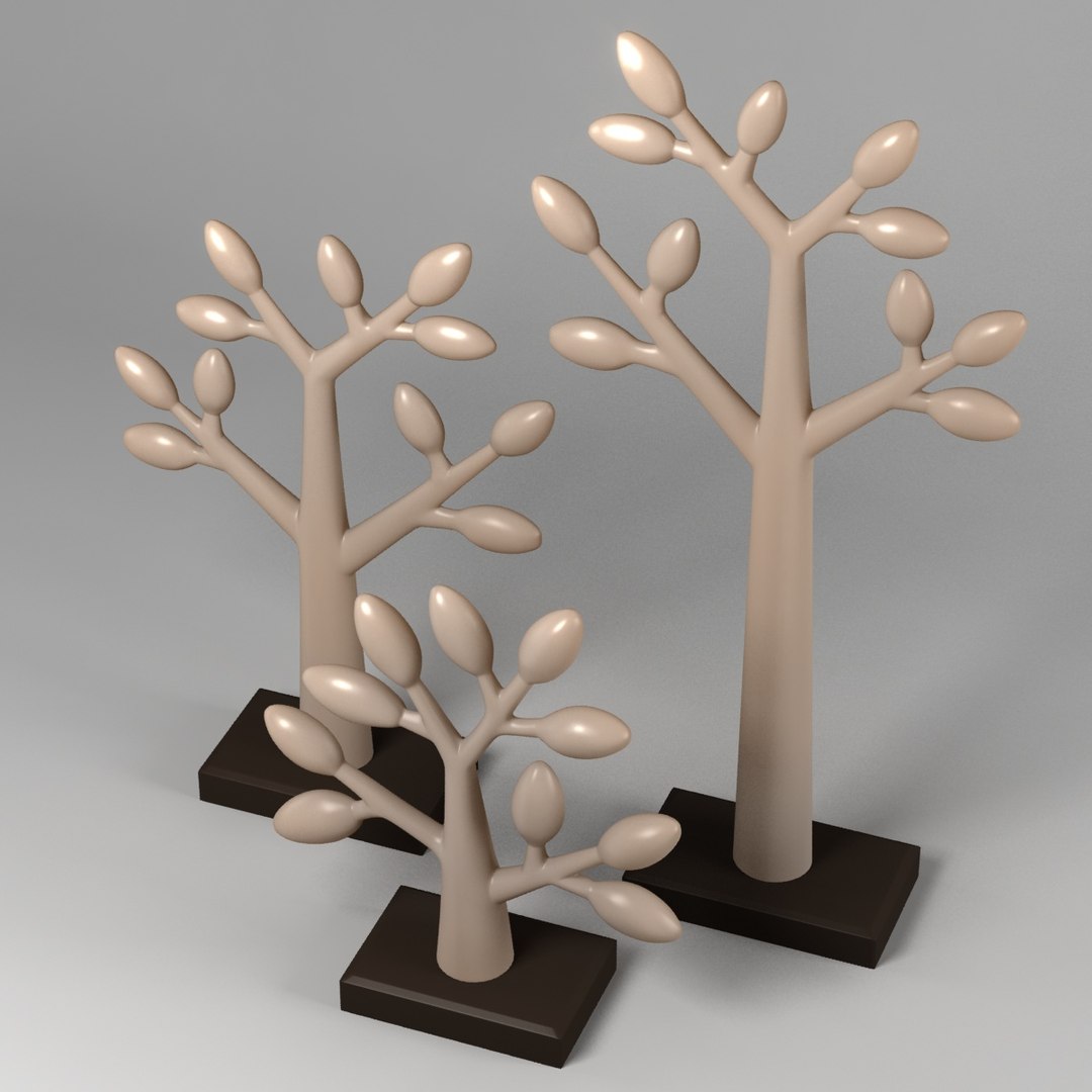 3D clay trees model - TurboSquid 1226455