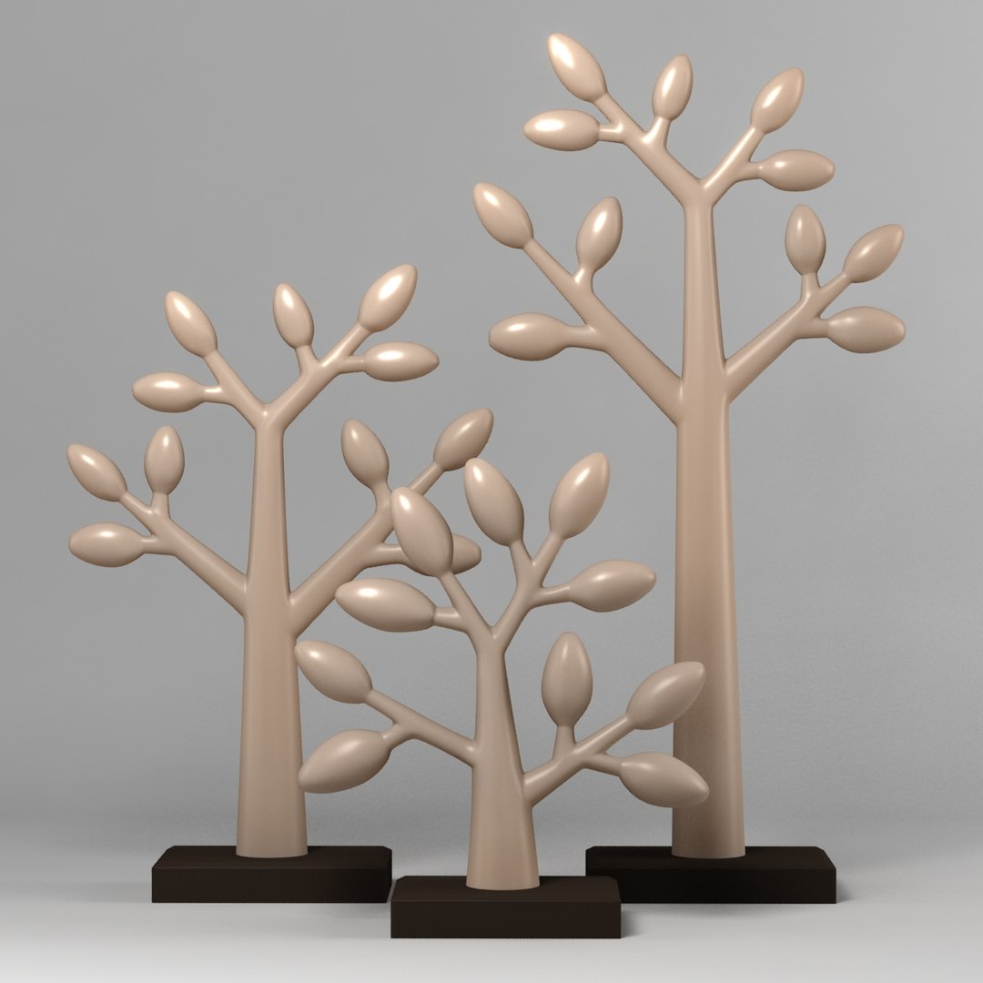 3D clay trees model - TurboSquid 1226455