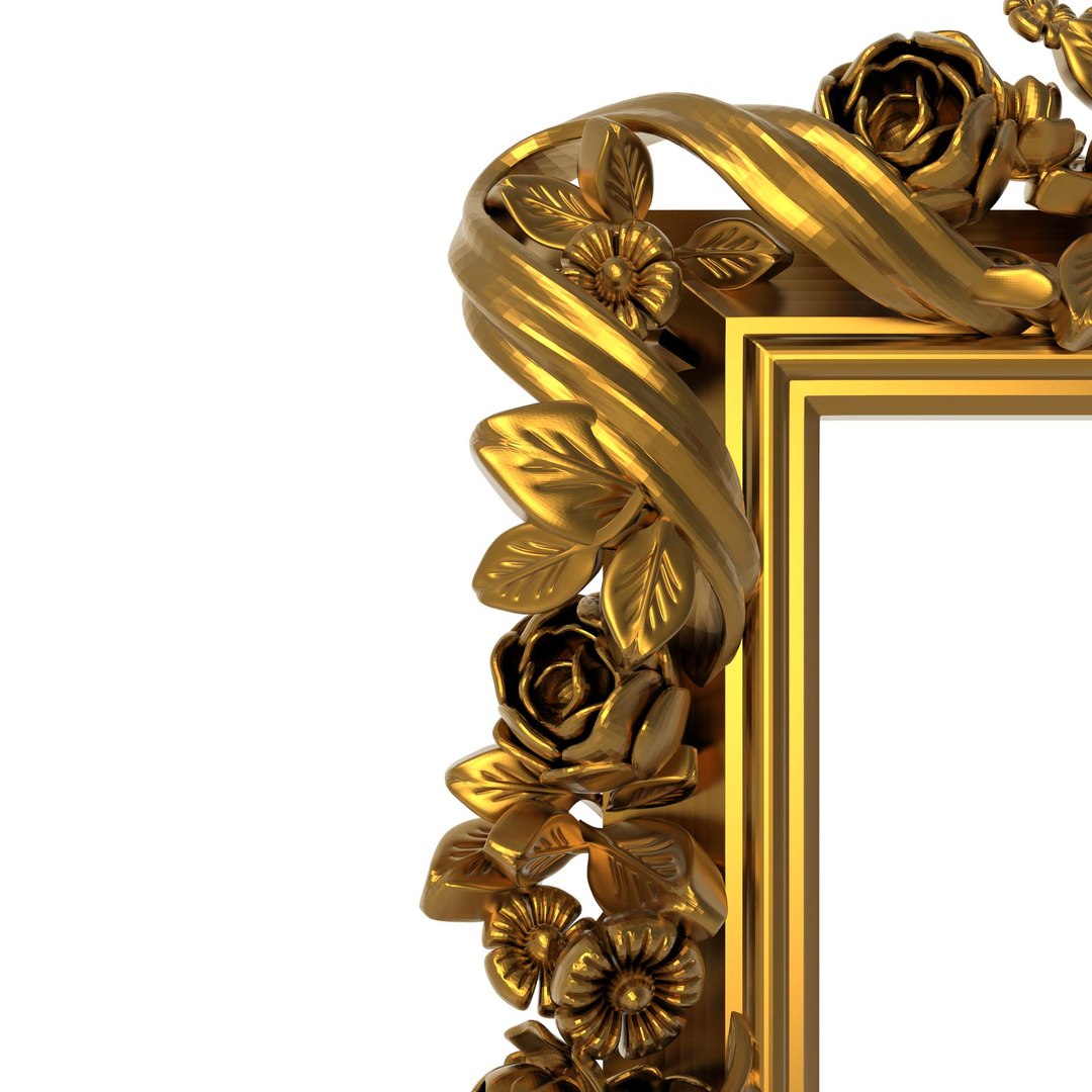 3D Decor Frame - TurboSquid 1666632