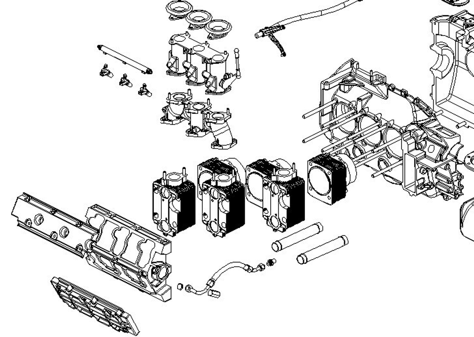 3d Air-cooled Flat-six Engine