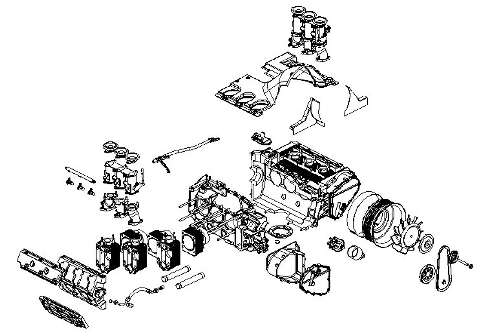 3d Air-cooled Flat-six Engine