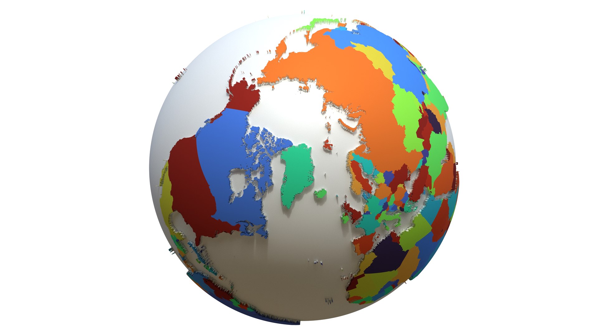 3D Earth Countries 3D Globe Model - TurboSquid 2347386