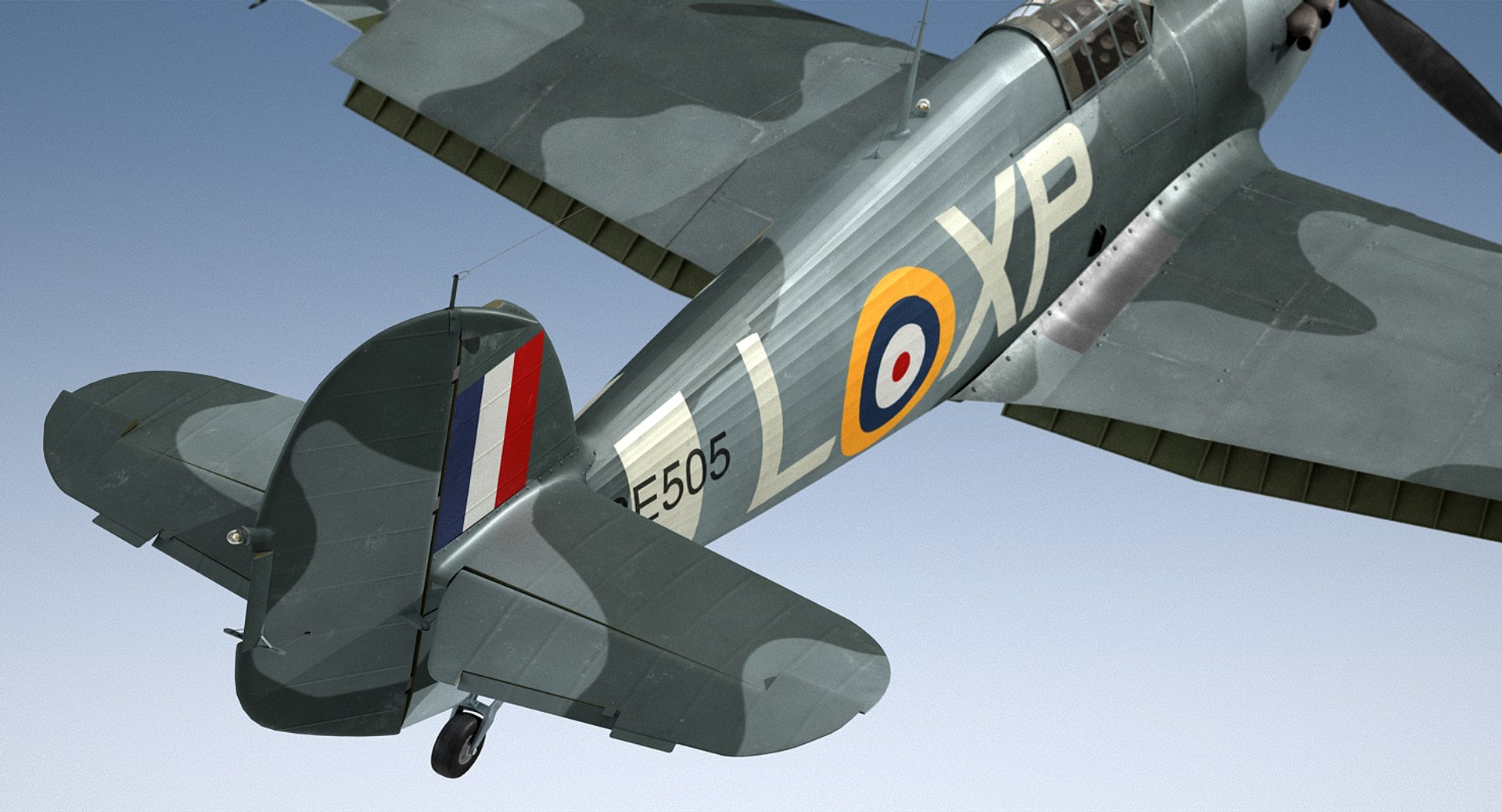 3D Hawker Hurricane Fighter Model - TurboSquid 1681235