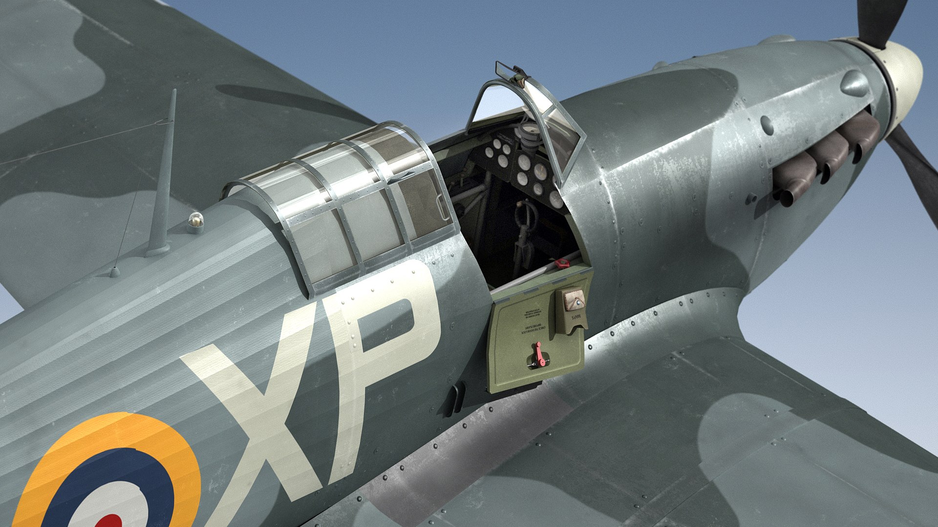 3D Hawker Hurricane Fighter Model - TurboSquid 1681235