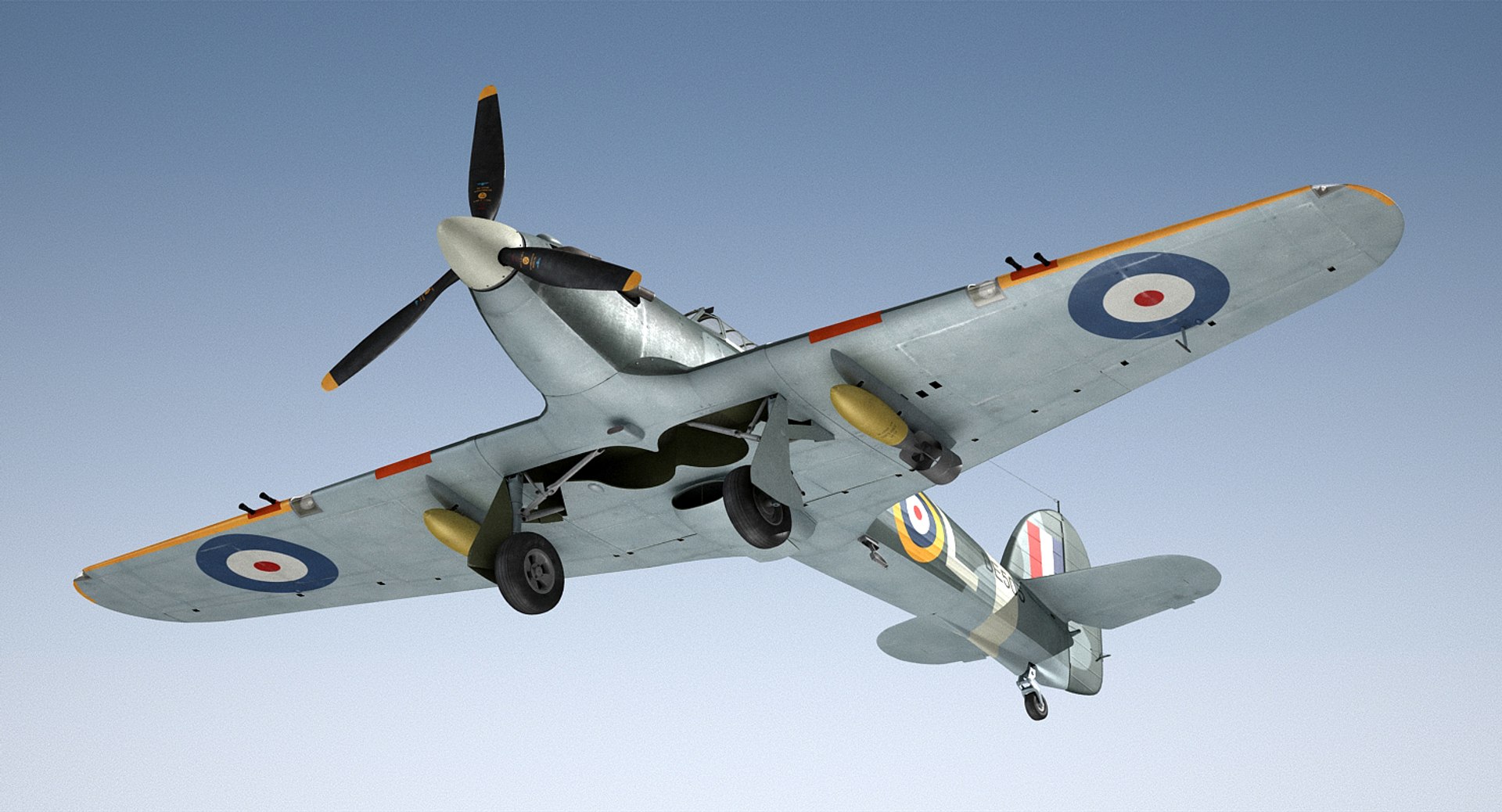 3D Hawker Hurricane Fighter Model - TurboSquid 1681235