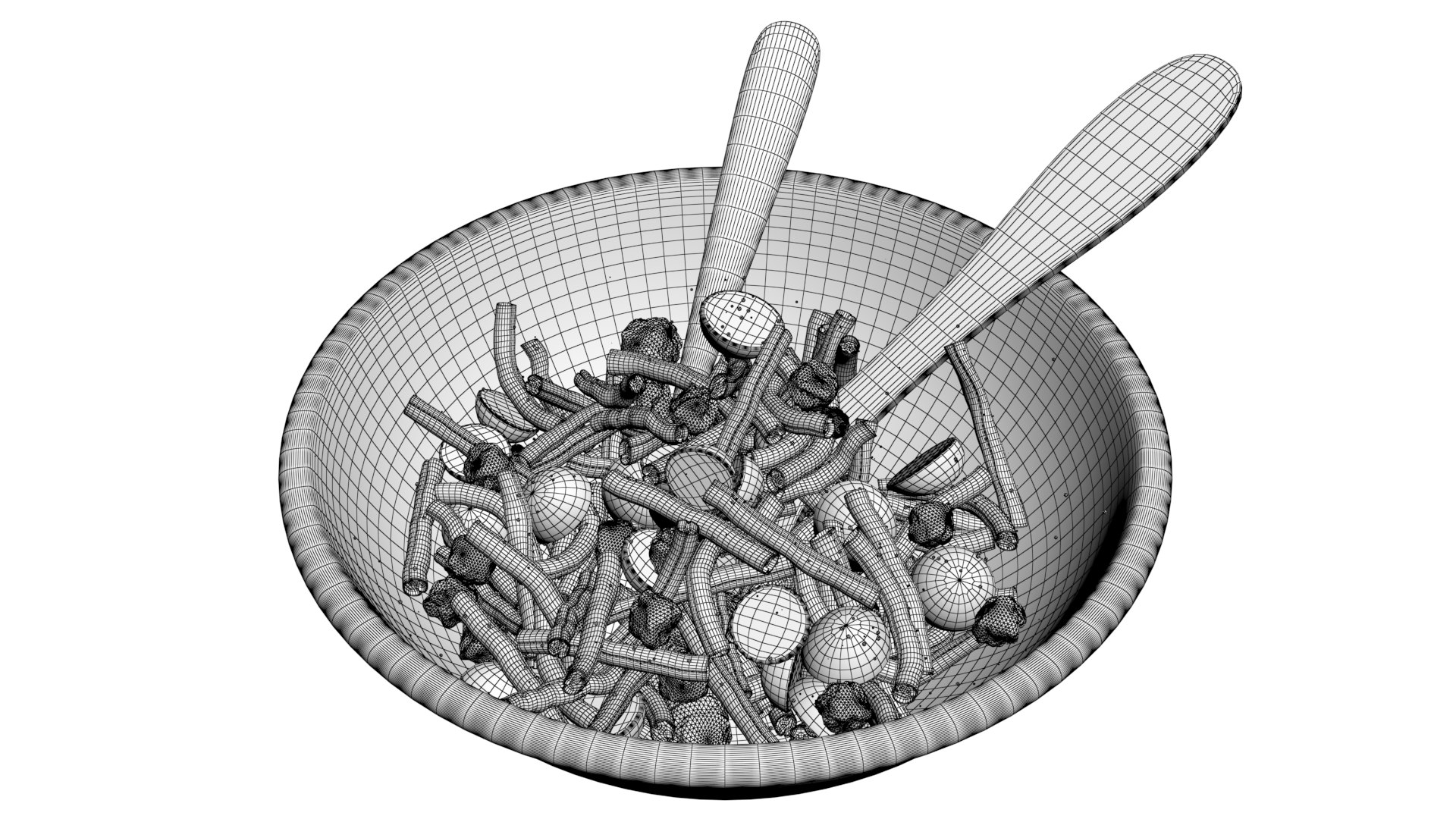 3D Salad Vegetable Food Model - TurboSquid 1687430