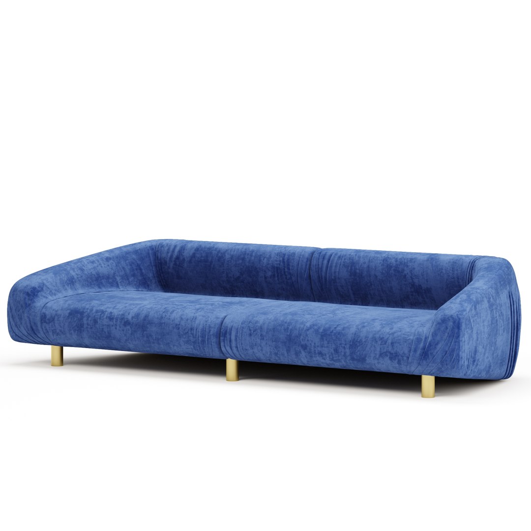 Baxter Fold Sofa 3D Model - TurboSquid 2111525