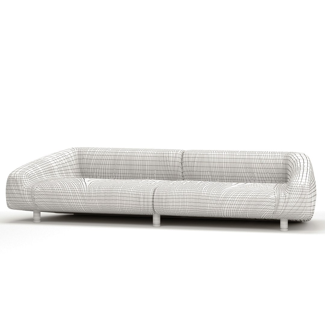 Baxter Fold Sofa 3D Model - TurboSquid 2111525