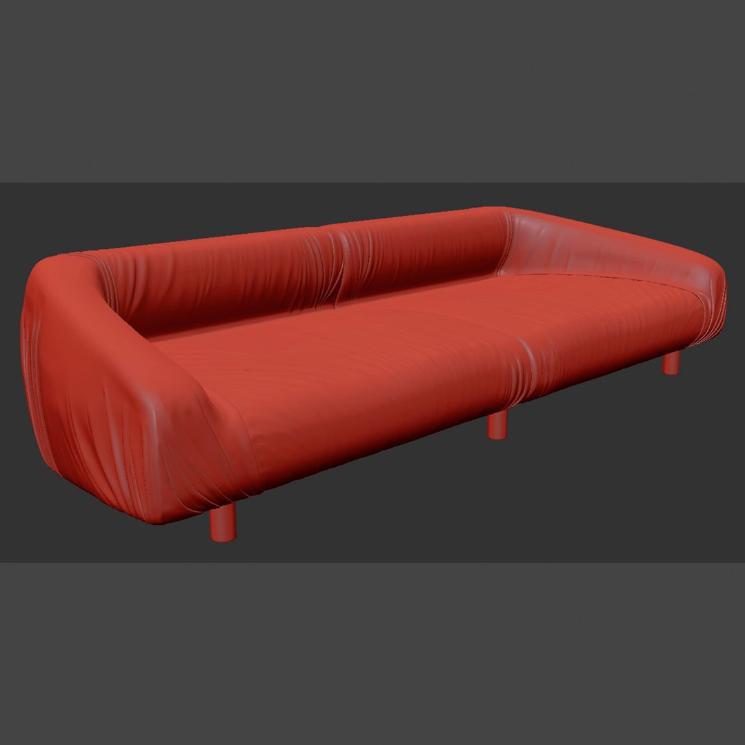 Baxter Fold Sofa 3D Model - TurboSquid 2111525