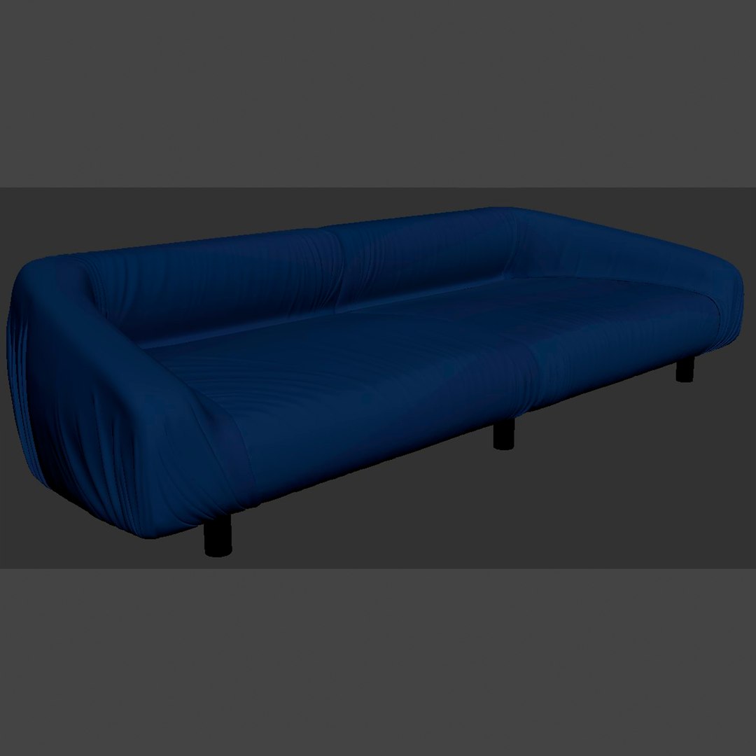 Baxter Fold Sofa 3D Model - TurboSquid 2111525