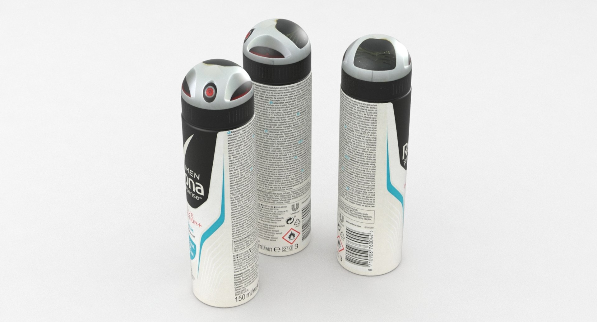 Rexona 3D Model - TurboSquid 1284935