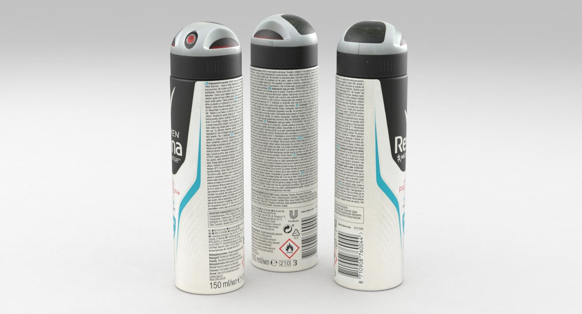 Rexona 3D Model - TurboSquid 1284935