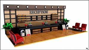 Reception Desk Maya Models for Download | TurboSquid