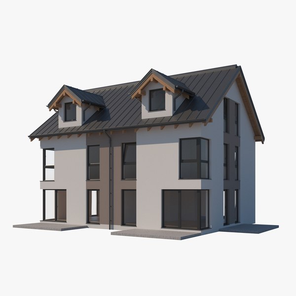 House building architecture 3D model - TurboSquid 1637135