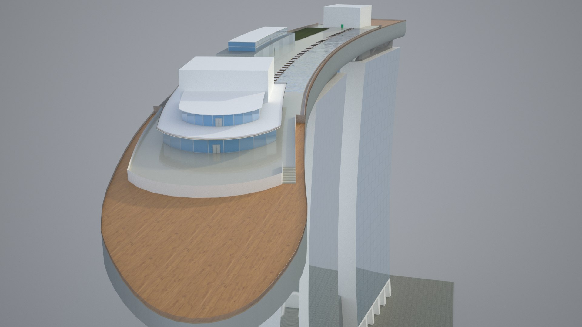 Realistic Marina Bay Sands 3D Model - TurboSquid 1266552