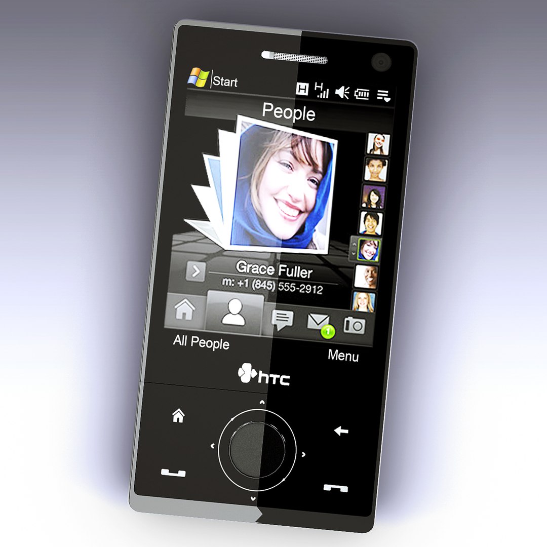htc diamond phone 3d model