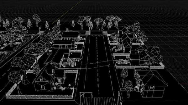 Polygon city 3D model - TurboSquid 1757062
