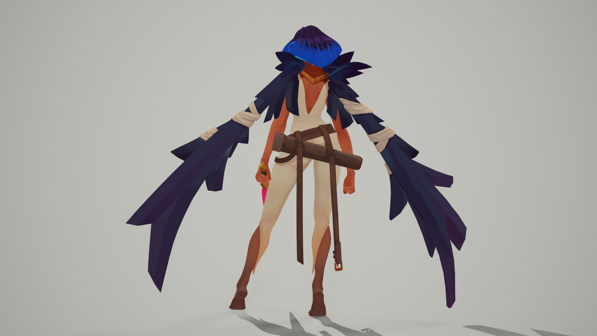 3D Sasha Anim Rig Model - TurboSquid 2218286