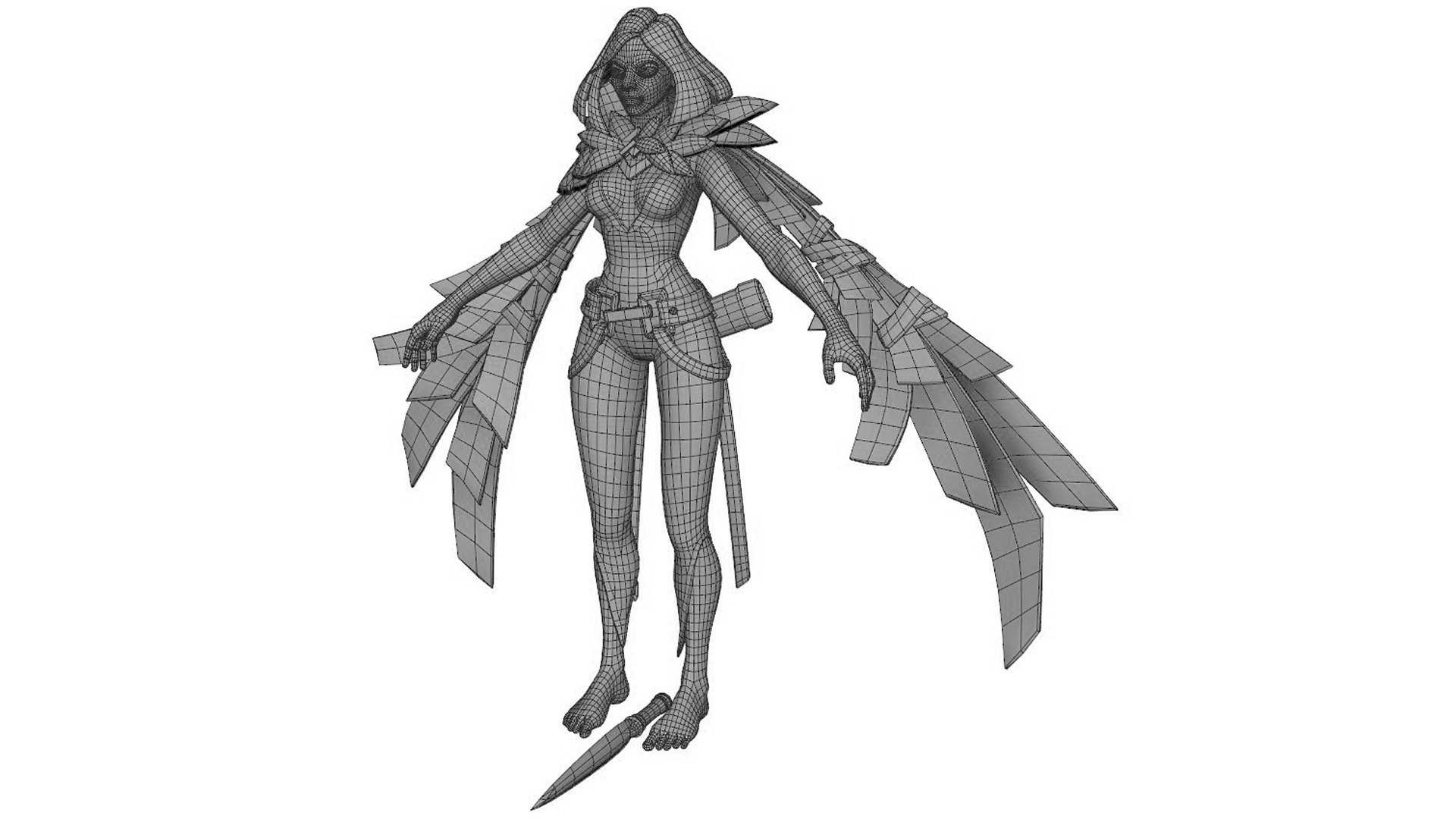 3D Sasha Anim Rig Model - TurboSquid 2218286