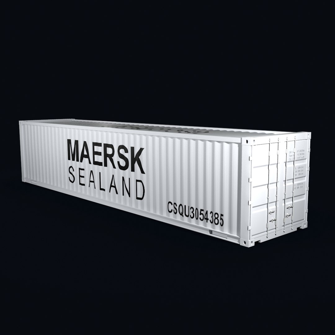 3d Model Shipping Container
