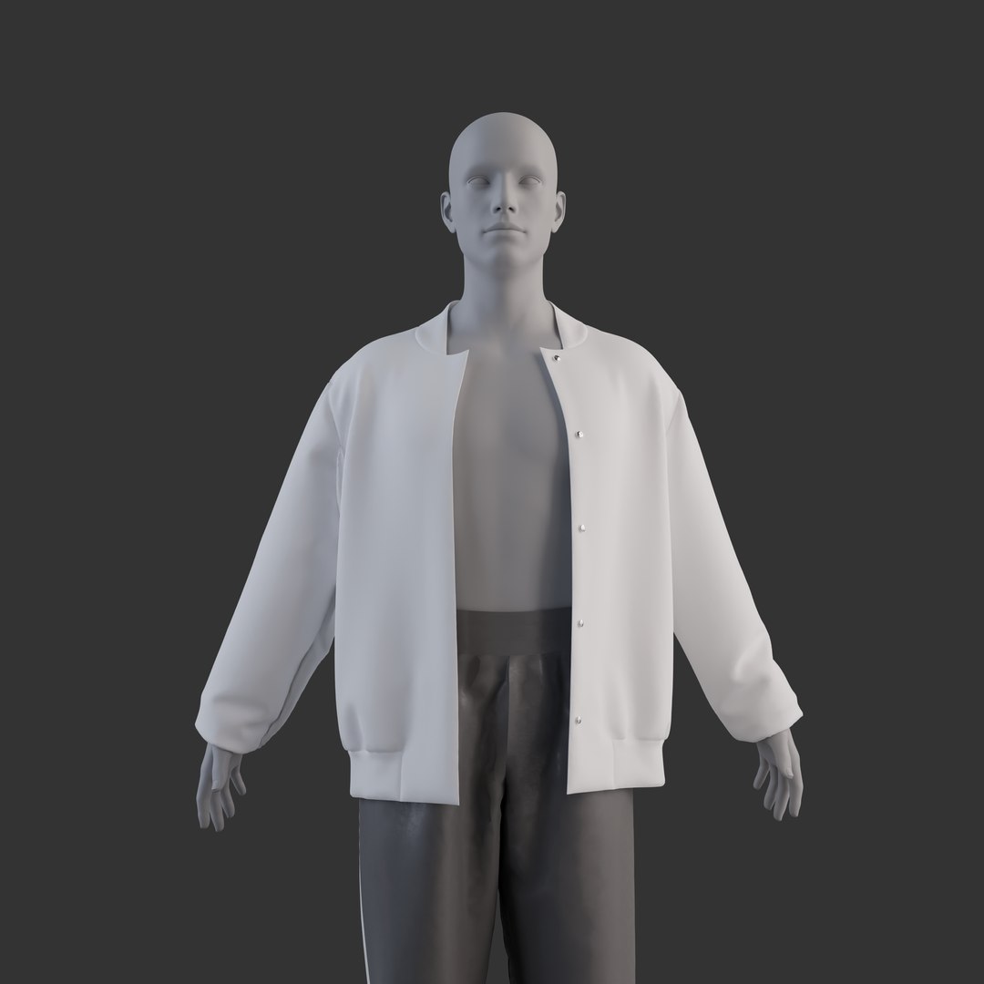 Bomber Jacket 3D Model - TurboSquid 1933300