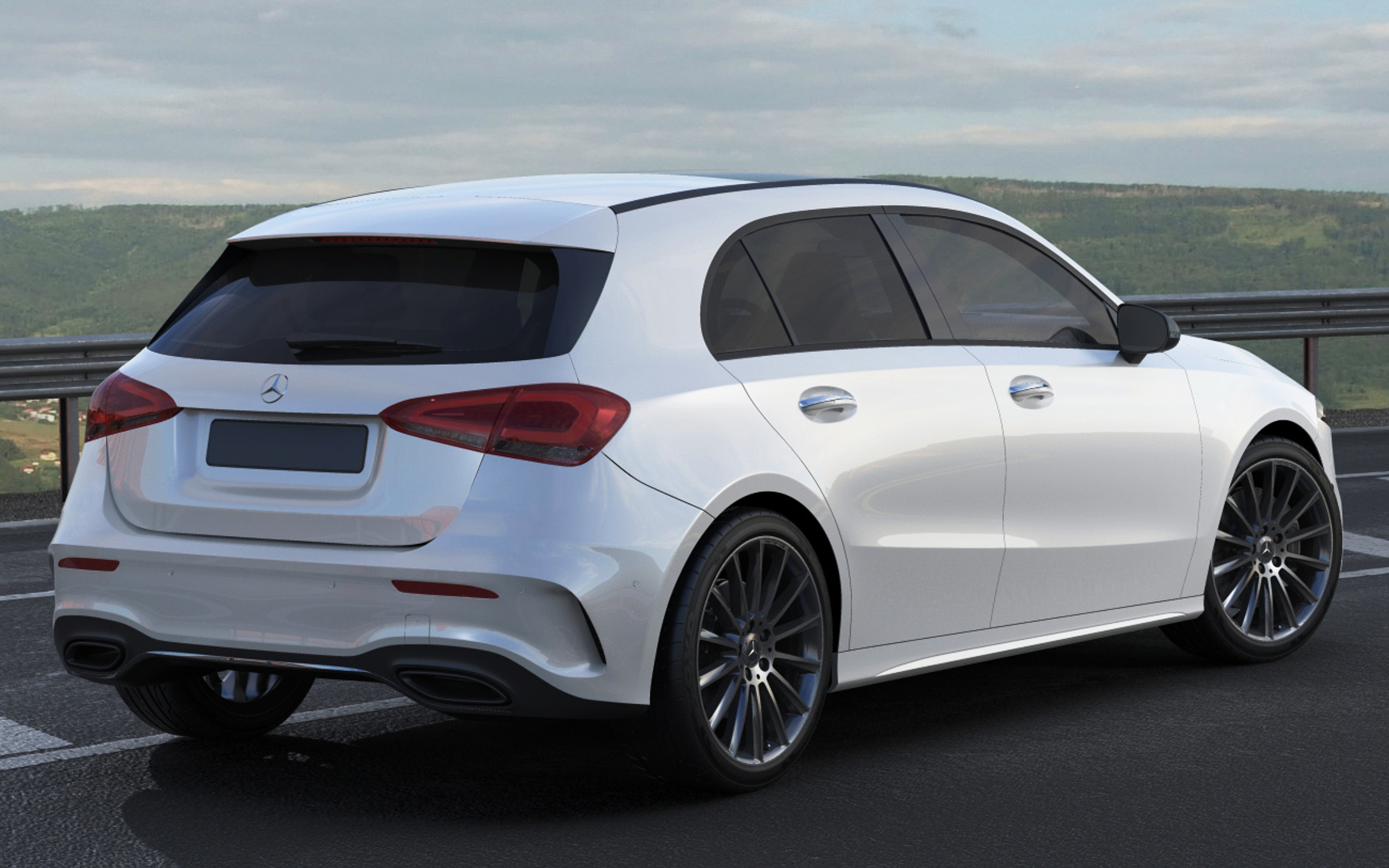 Mercedes a-class amg model - TurboSquid 1258902