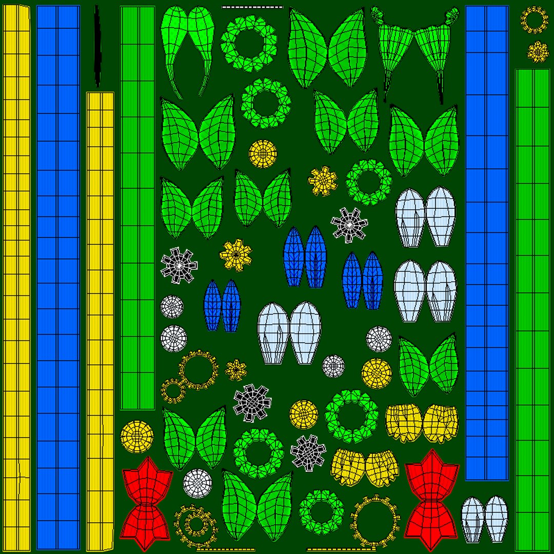 Floral Wreath 3D Model - TurboSquid 2098804