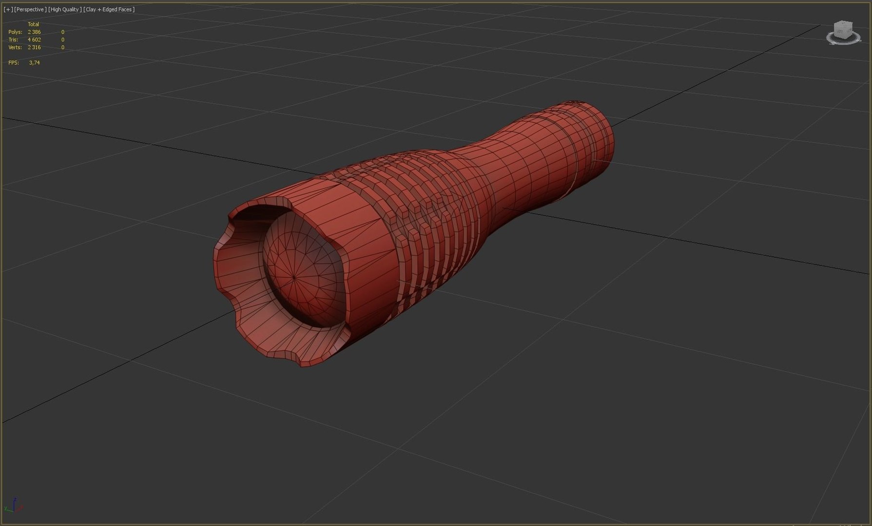 Tactical Flashlight Gameready PBR Lowpoly And Bonus Skins Low-poly 3D ...