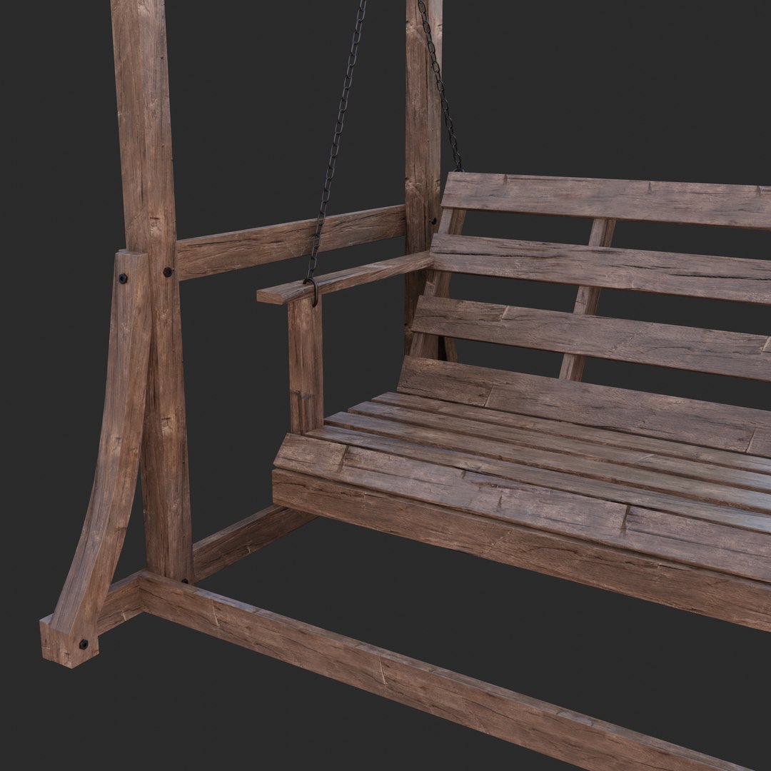 3D Arbor With Swing - TurboSquid 1888801