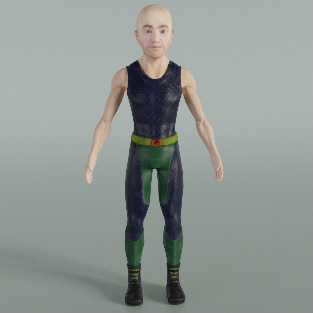 3D Cyberpunk Character Model - TurboSquid 1315600