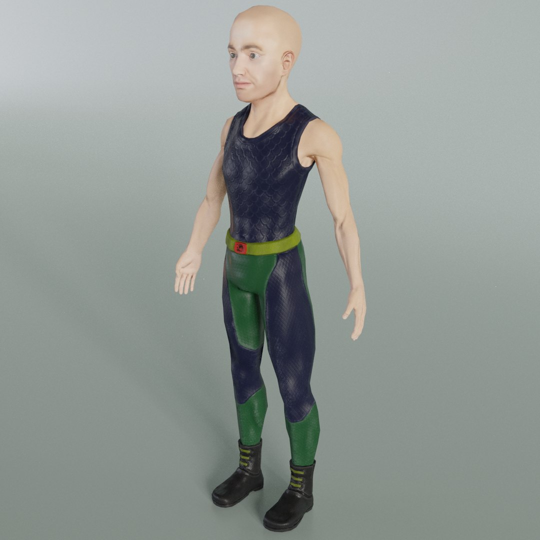 3D Cyberpunk Character Model - TurboSquid 1315600