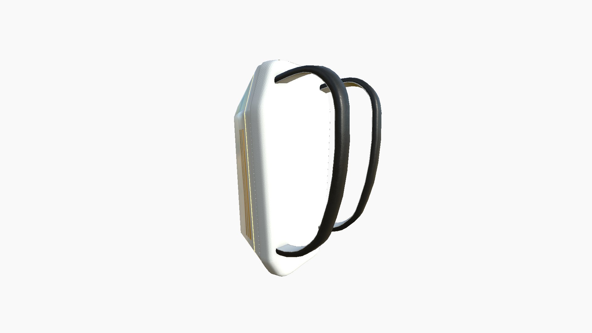 SciFi Backpack E04 White Gold - Fashion Character Design 3D Model ...