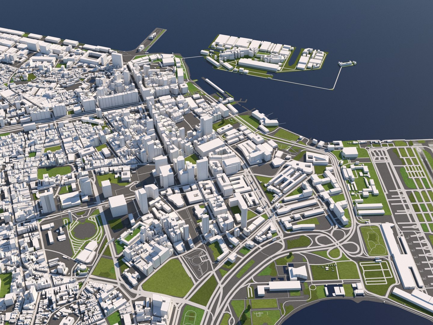 Buildings Houses Maps 3D Model - TurboSquid 1631020