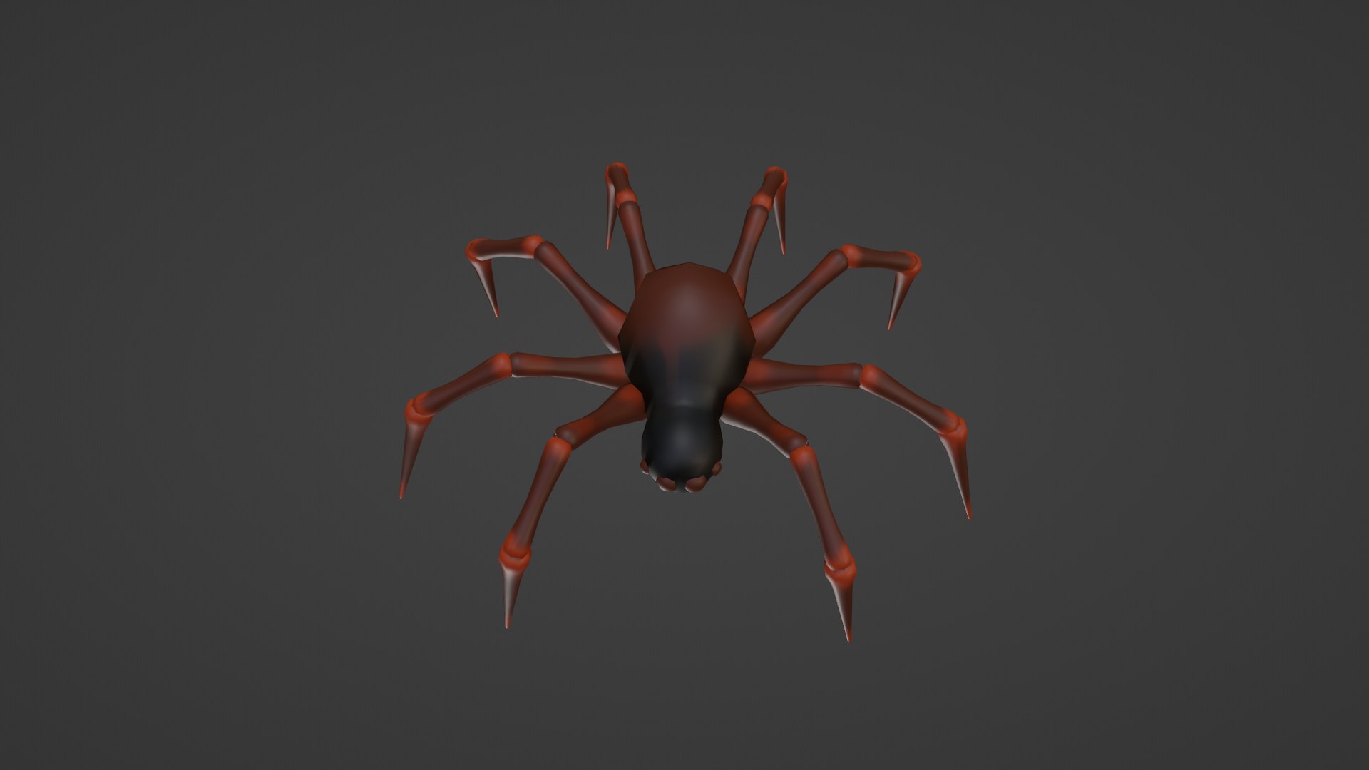 Textured Rigged And Animated SPIDER 3D - TurboSquid 2173429