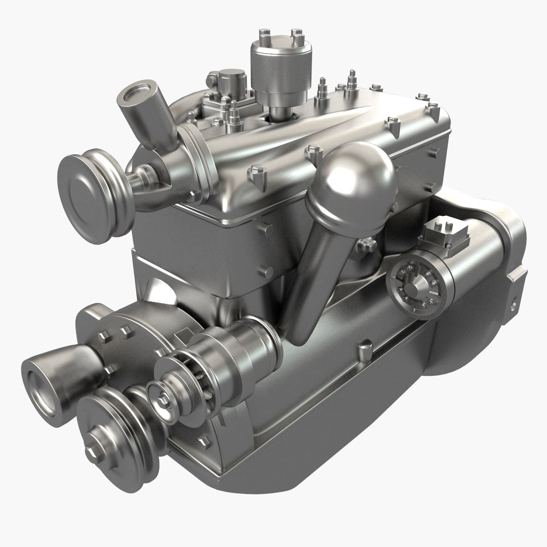 engine modelled 3ds